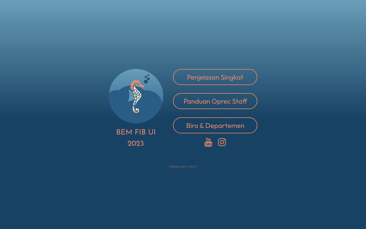 Open Recruitment Staff BEM FIB UI 2023